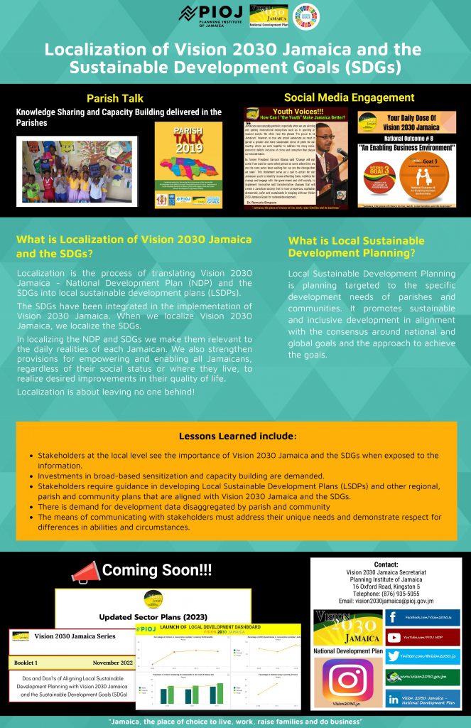 Localization of Vision 2030 Jamaica and the Sustainable Development ...