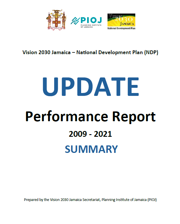 Vision 2030 Jamaica – National Development Plan (NDP) Performance ...